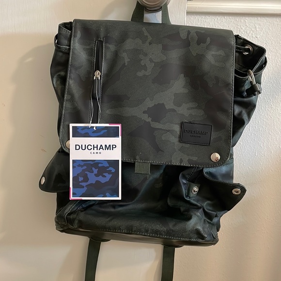 Duchamp | Bags | Duchamp Camo Flapover Backpack | Poshmark